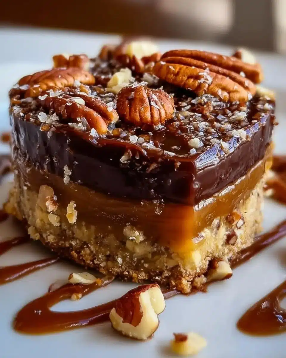 Decadent Turtle Bars